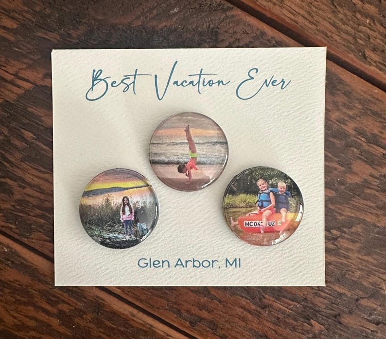 Personalized Photo Bubble Magnets - Etsy