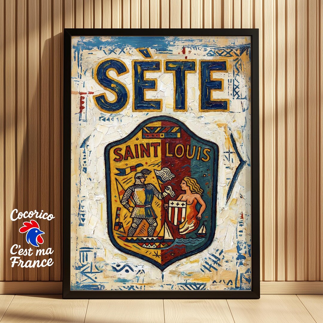 Sète Saint Louis | Vintage Art - Etsy