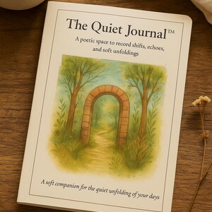 Printable Quiet Journal – 13 Poetic Pages for Self Reflection, Ritual ...