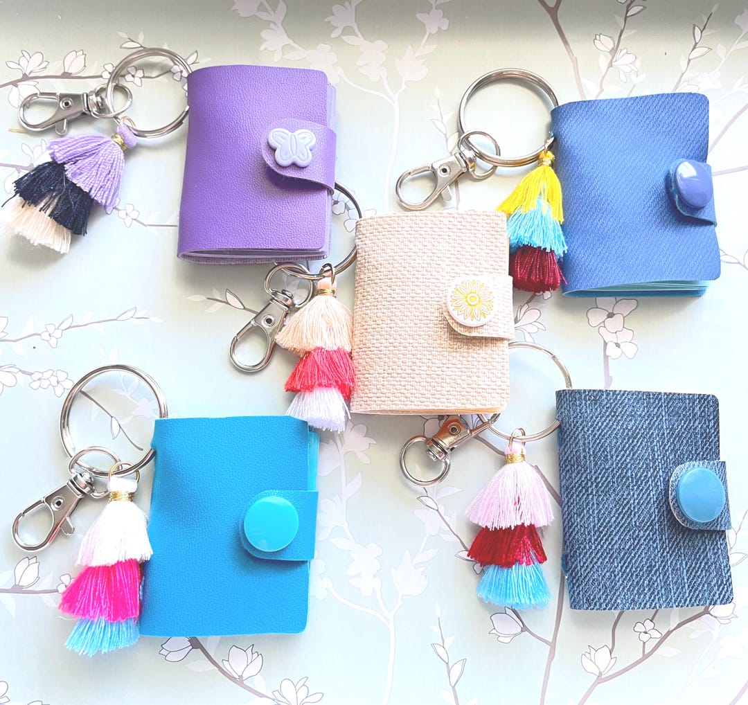 Mini Notebook Keychain With Tassel - Etsy