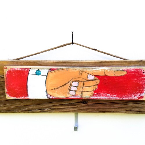 Pointing Finger Sign - Etsy