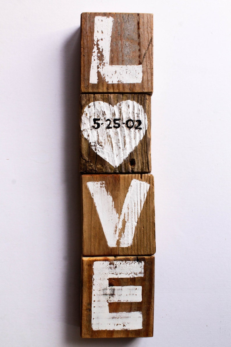 Personalized Wedding Date Love Sign Wedding Decor Beach | Etsy