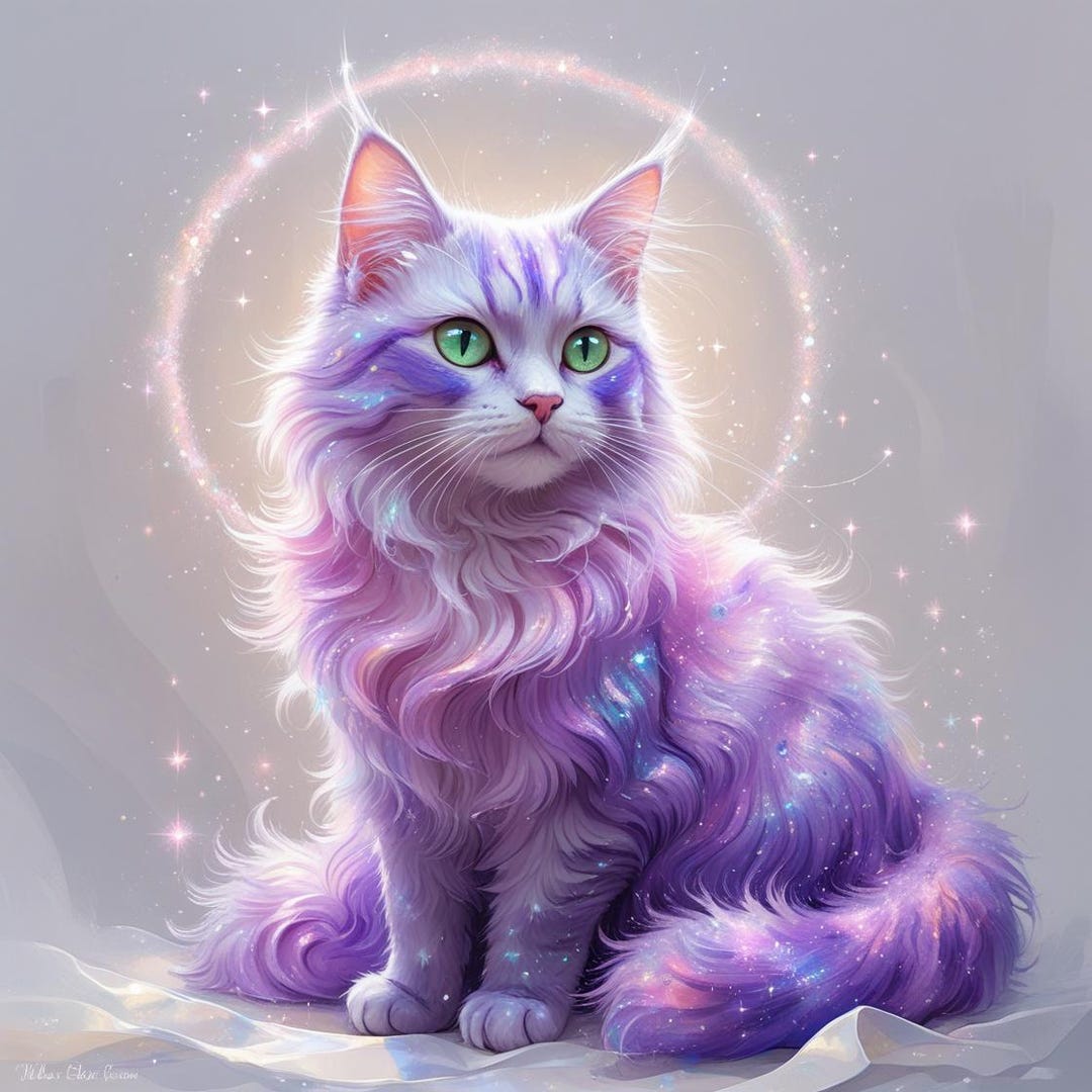 Galaxy Cat Clipart Bundle | Catful Digital Stickers | Mystical Universe ...