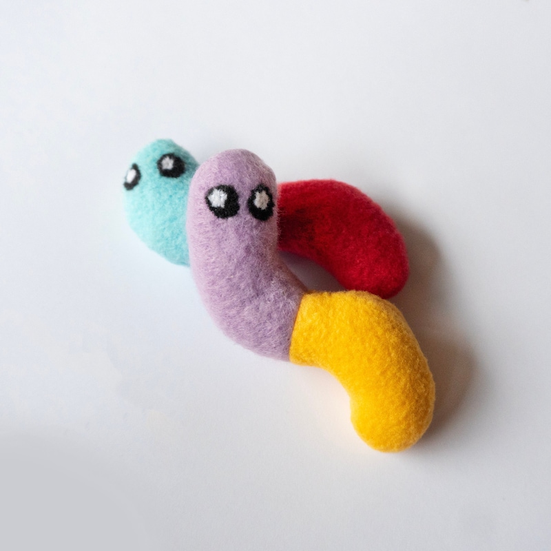 Worm Plush - Etsy