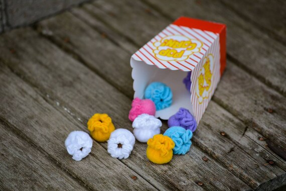Three Candy-coated Popcorn Cat Toys Filled With Organic | Etsy
