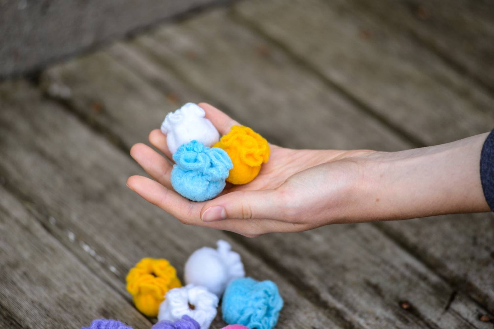 Three Candy-coated Popcorn Cat Toys Filled With Organic - Etsy