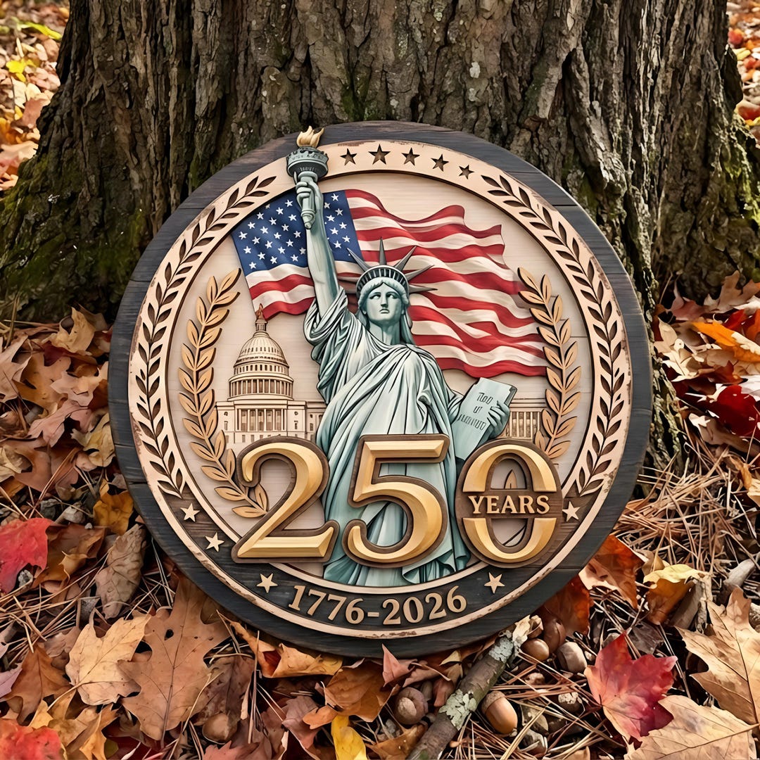 250 Years American, Happy 250th America Signs, Happy 250th America ...