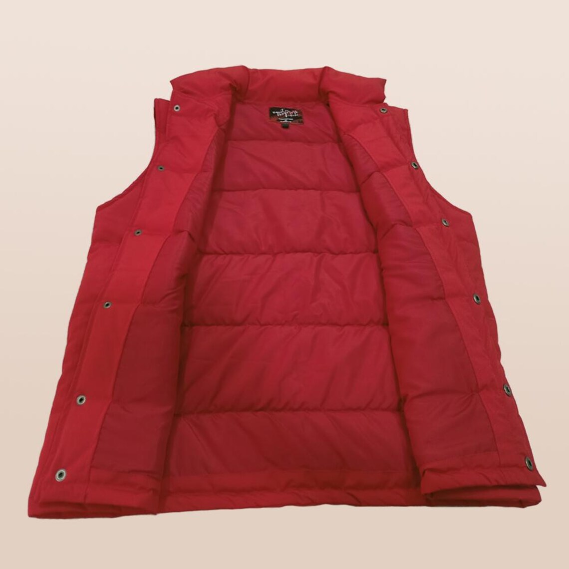 80s Inspired Red Puffer Vest – Retro Cosplay Costume Sleeveless Jacket ...
