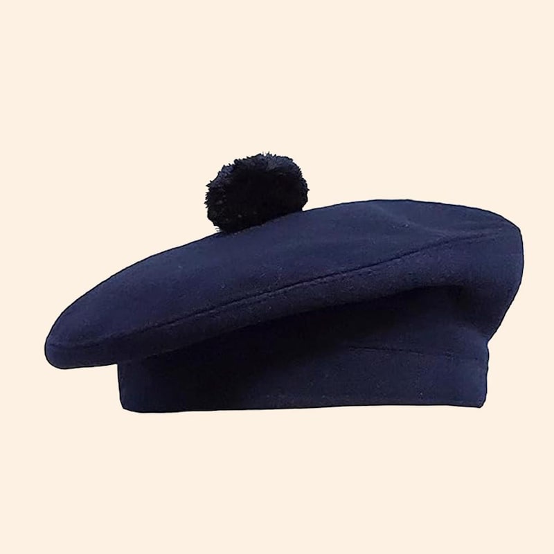 Blue Wool Tam O Shanter - Etsy