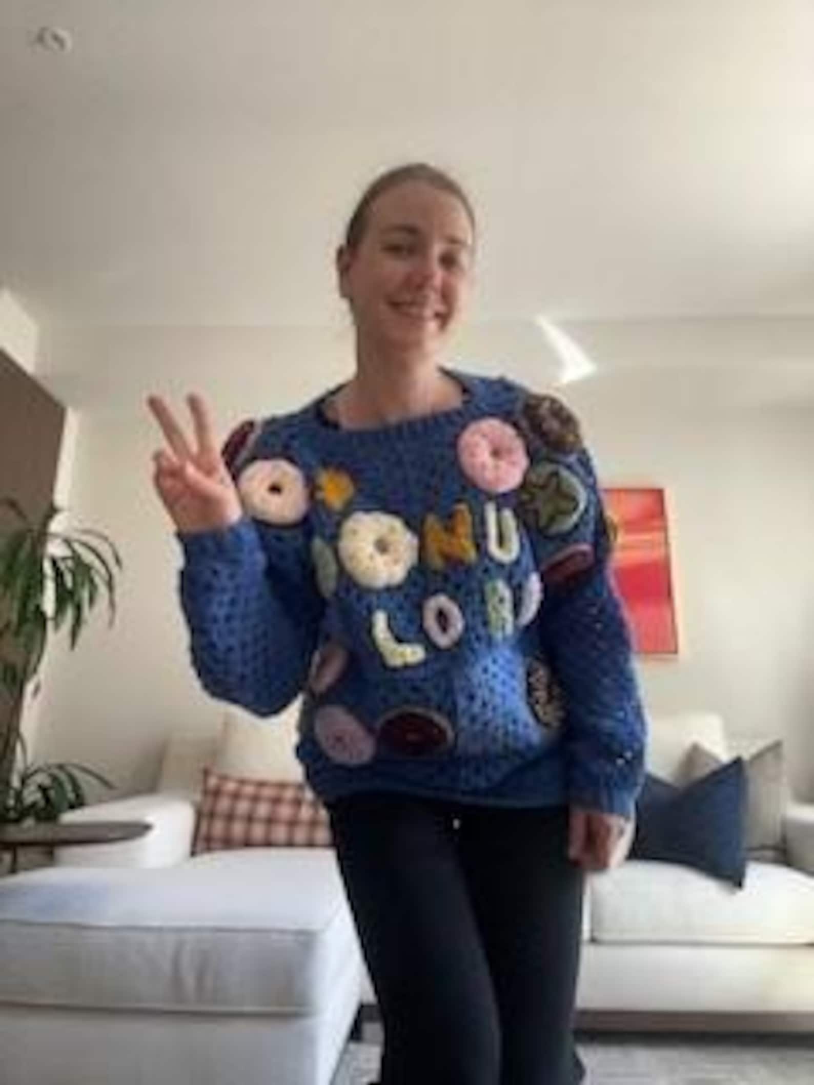 Donut Lord Sweater Pattern - Etsy