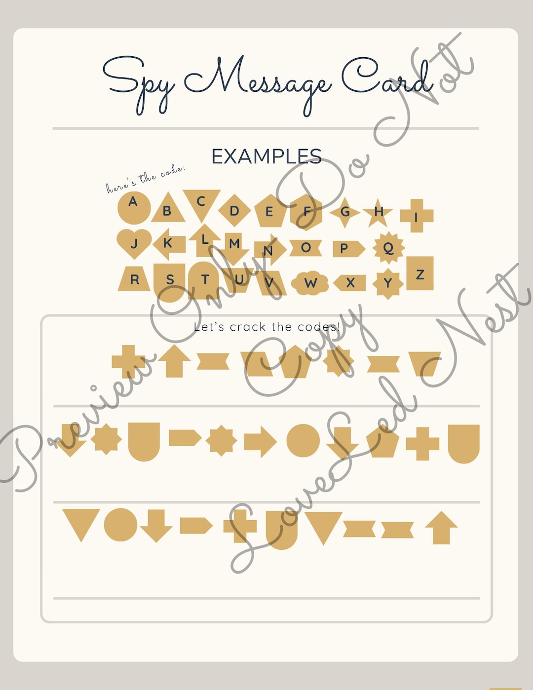 Camp Joyful Rhythms: Secret Agent Spy School | Printable Summer Camp ...