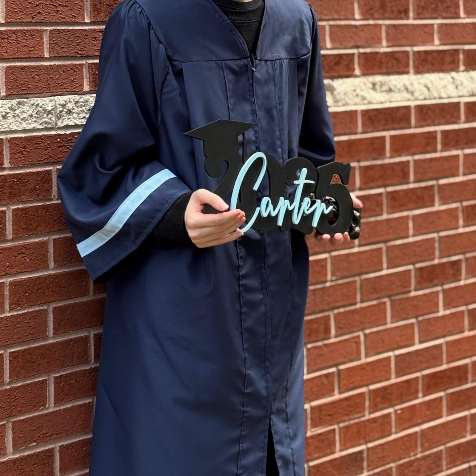 Custom Graduation Name Sign Class of 2025 | Grad Party Decor ...