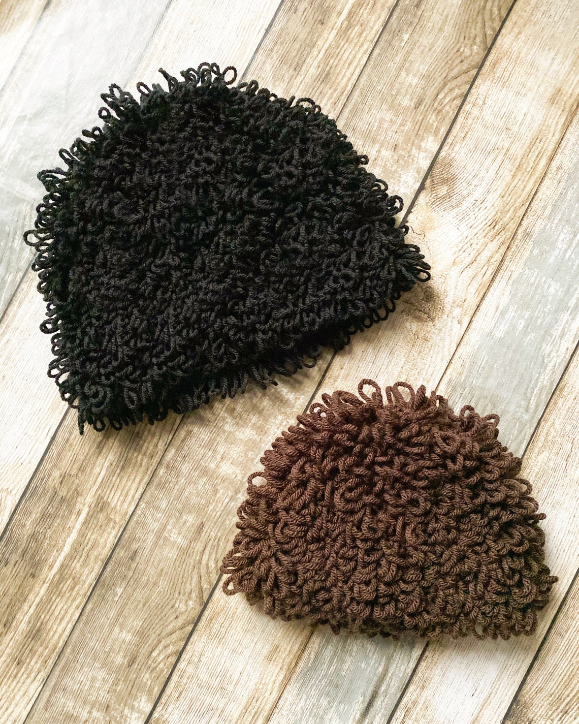 Loopy Baby Wig Black Curly Afro Hat Cabbage Patch Kids Hair | Etsy