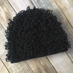 Loopy Baby Wig Black Curly Afro Hat Cabbage Patch Kids Hair - Etsy