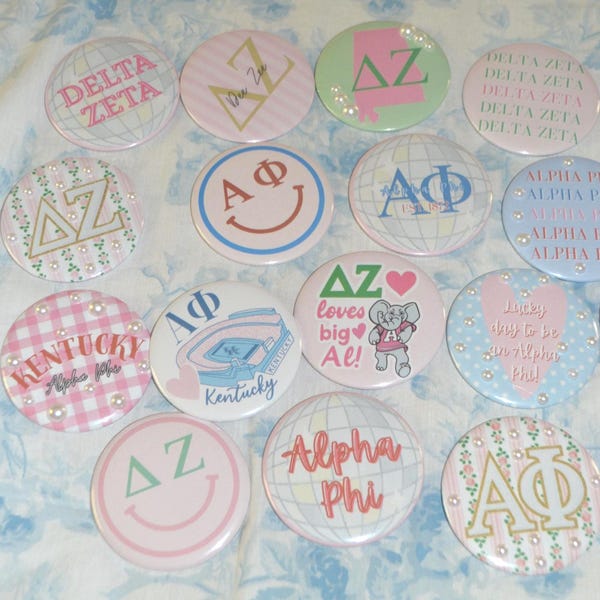 Sorority Buttons - Etsy
