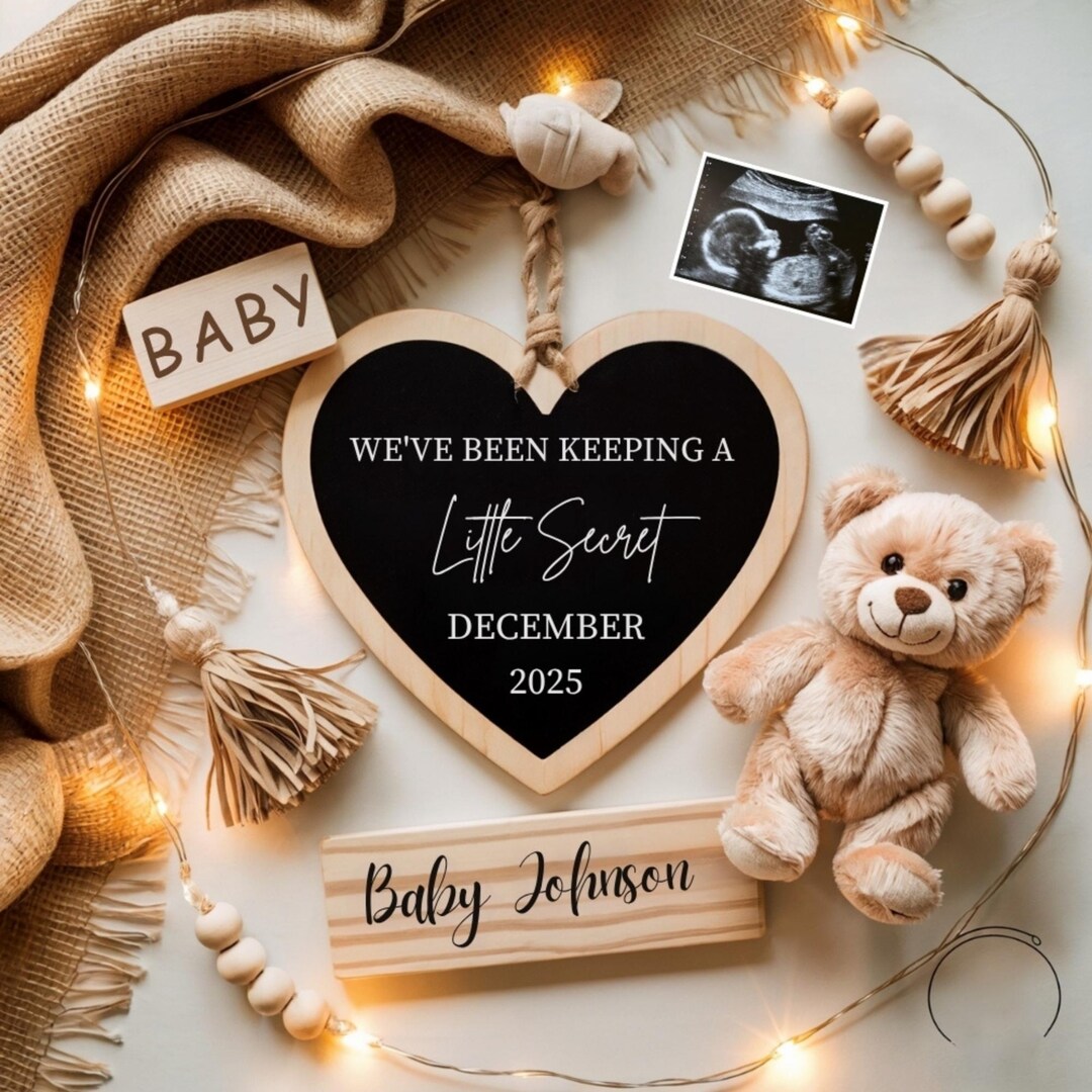 Digital Pregnancy Announcement , We've Been Keeping a Secret Baby ...