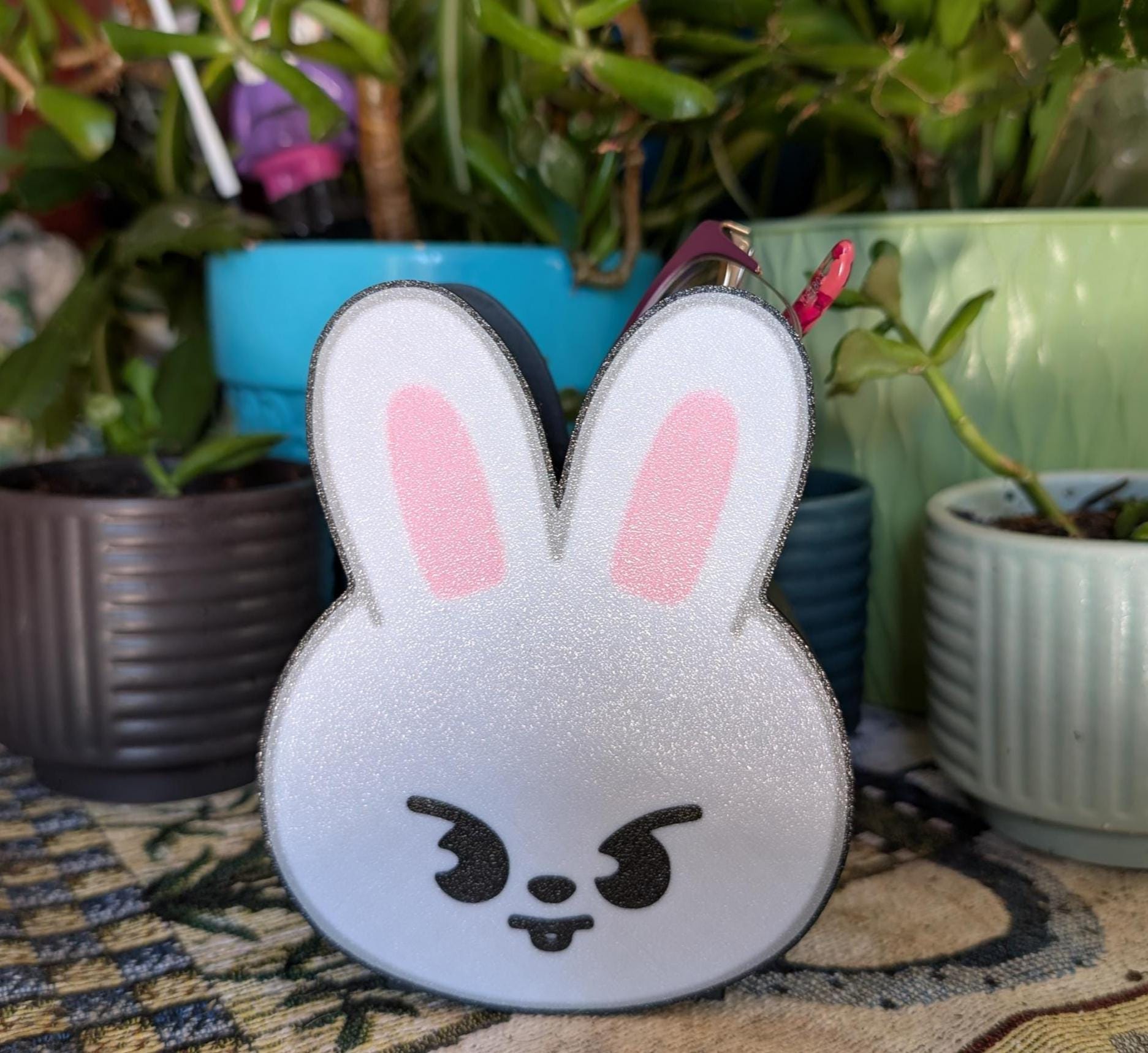 Leebit SKZOO Pencil Holder | Stray Kids Lee Know Bunny Desk Organizer ...