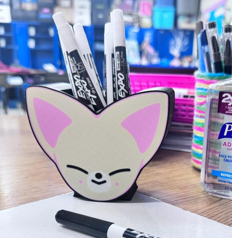 Foxl.ny SKZOO Pencil Holder | Stray Kids I.N Desk Organizer | Cute K ...
