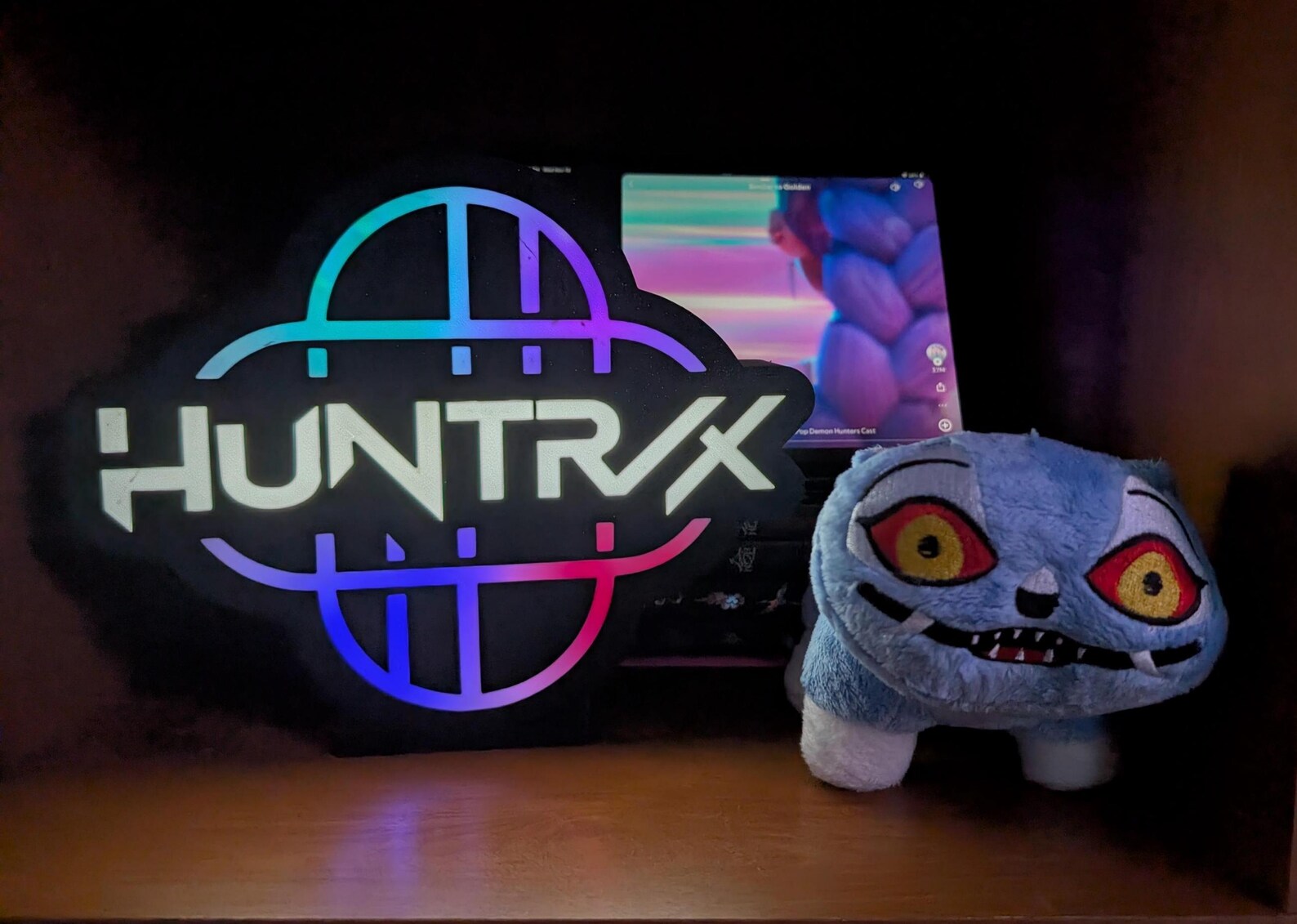 HUNTRIX Lightbox | K-pop Demon Hunters LED Sign | RGB Color Changing ...