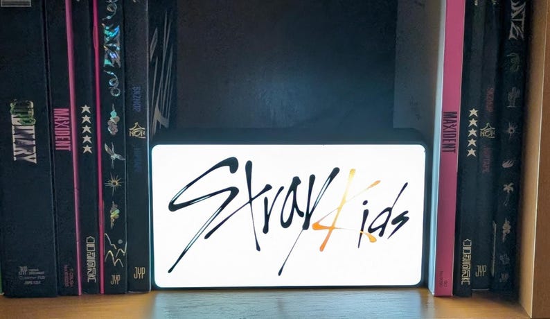 Stray Kids Logo Lightbox , K-pop SKZ Accent Lamp, Nightlight, Light ...