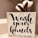Bathroom Signs Farmhouse Bathroom Wash Hands Decorating - Etsy