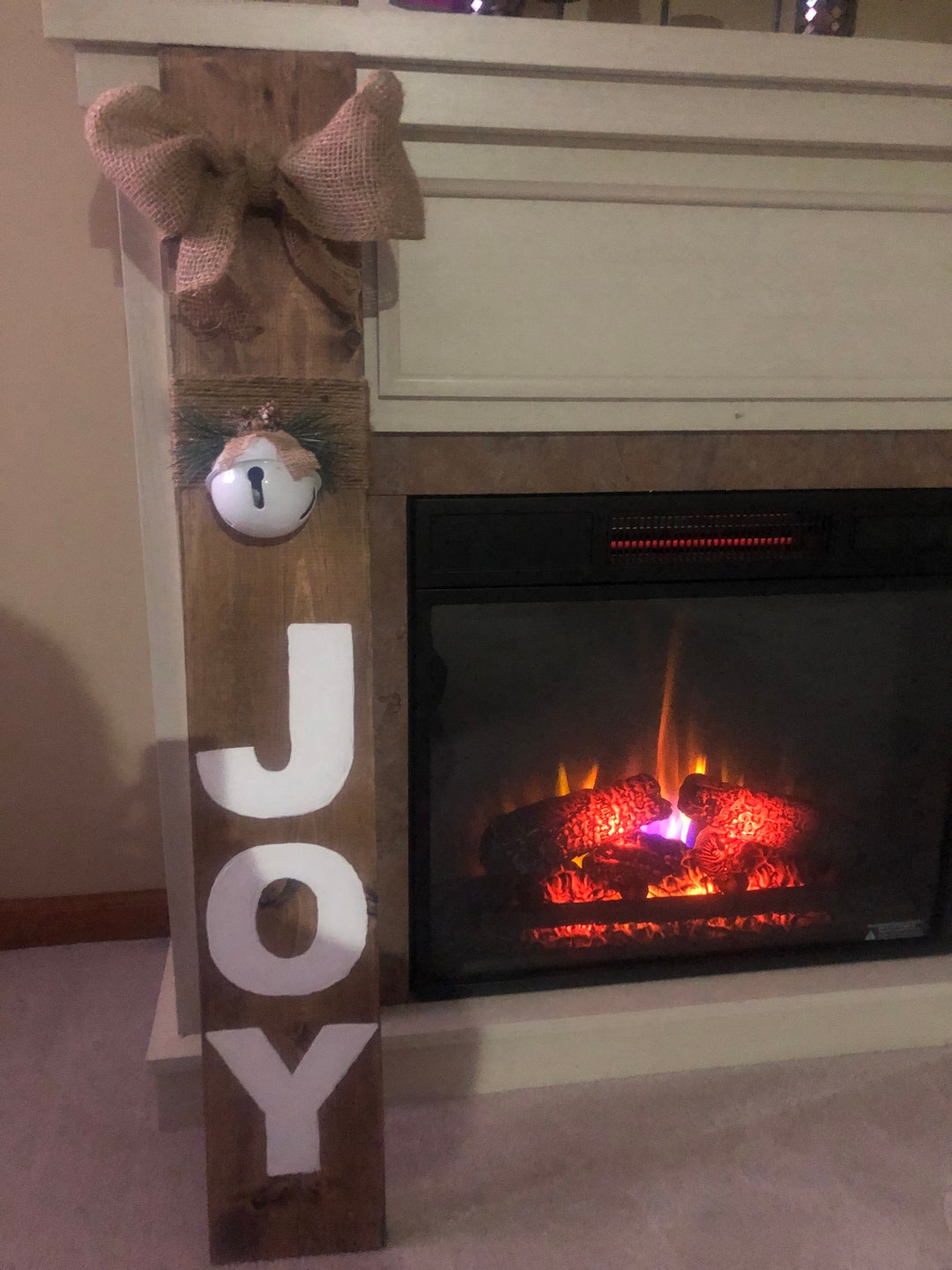 Joy Rustic Christmas Farm Signs, Christmas Farmhouse Decorating, Porch ...