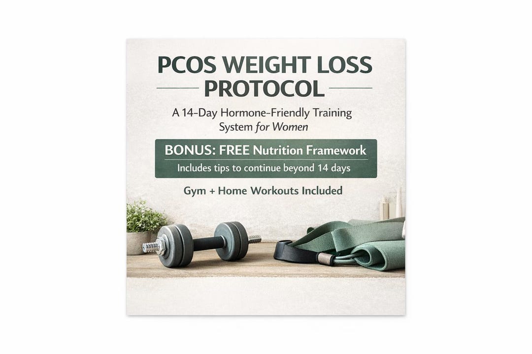 PCOS Workout Plan | 14-day Hormone Balance Guide, Gym Home Workouts ...