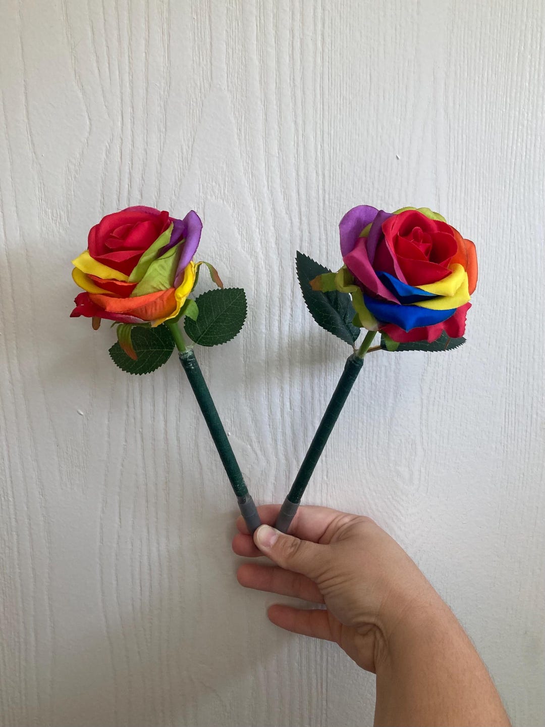Rainbow Rose Pen - Etsy