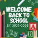 Back to School Welcome Sign - Etsy