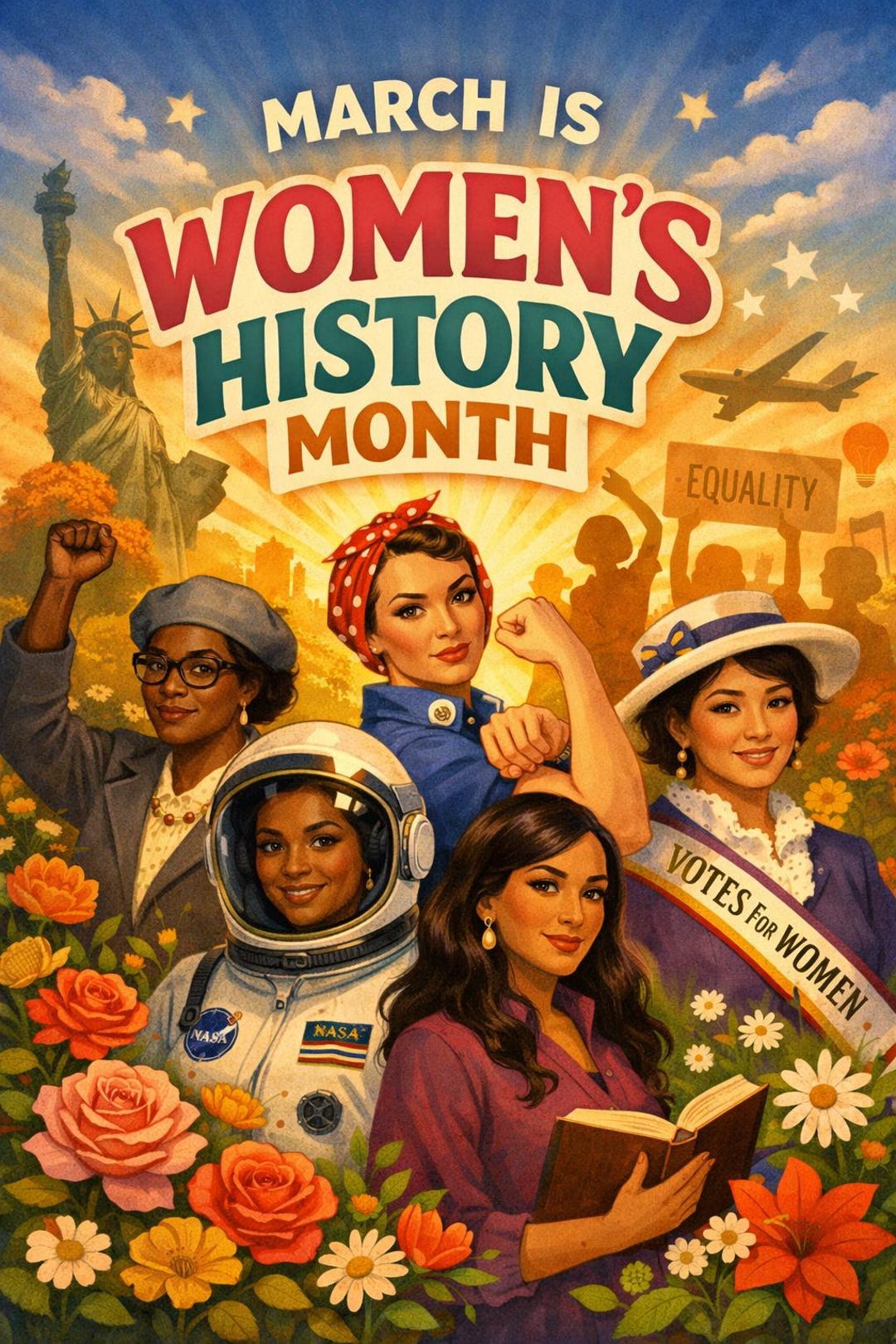 Women’s History Month Poster | Inspirational Women Leaders Art Print ...