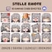 Stelle Chibi Emotes – Honkai Star Rail Twitch Discord Pack - Etsy