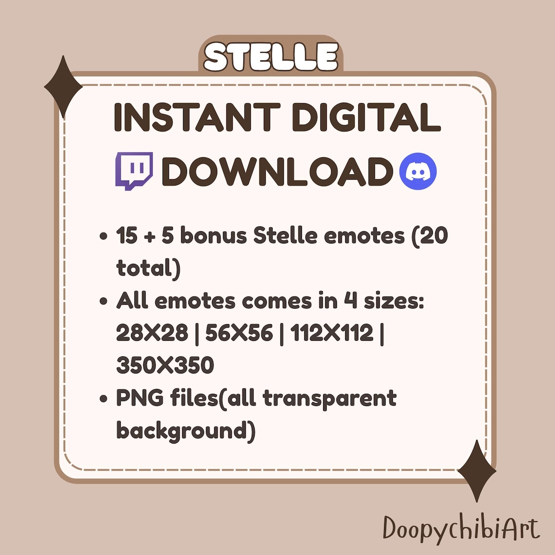 Stelle Chibi Emotes – Honkai Star Rail Twitch Discord Pack - Etsy