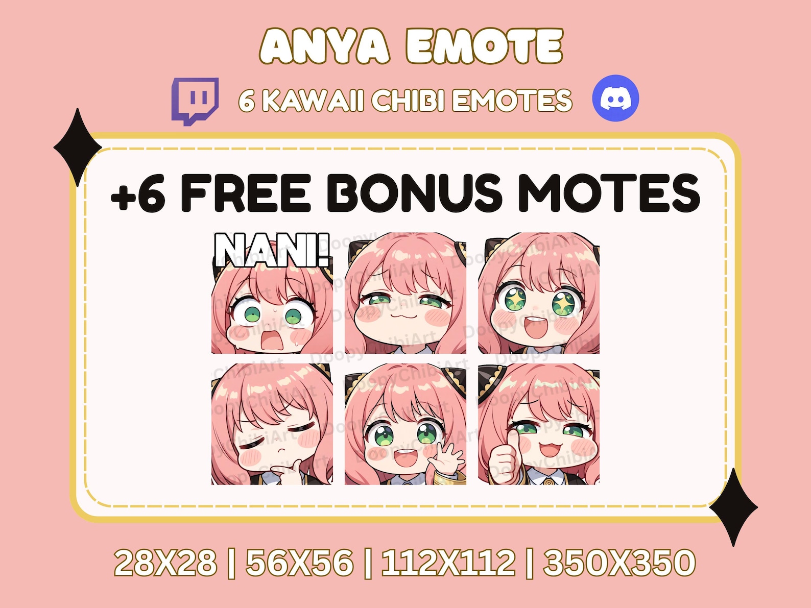 Anya Inspired Emotes | Spy X Family Inspired Emote Bundle Ready to Use ...