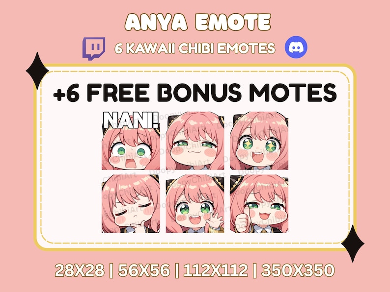 Anya Inspired Emotes | Spy X Family Inspired Emote Bundle Ready to Use ...