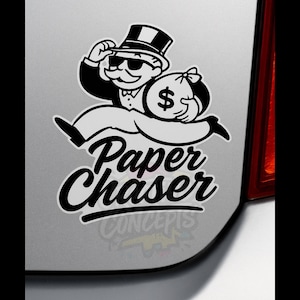 Paper Chaser PNG – Bold Hustle Money Bag Graphic for Stickers, Shirts ...