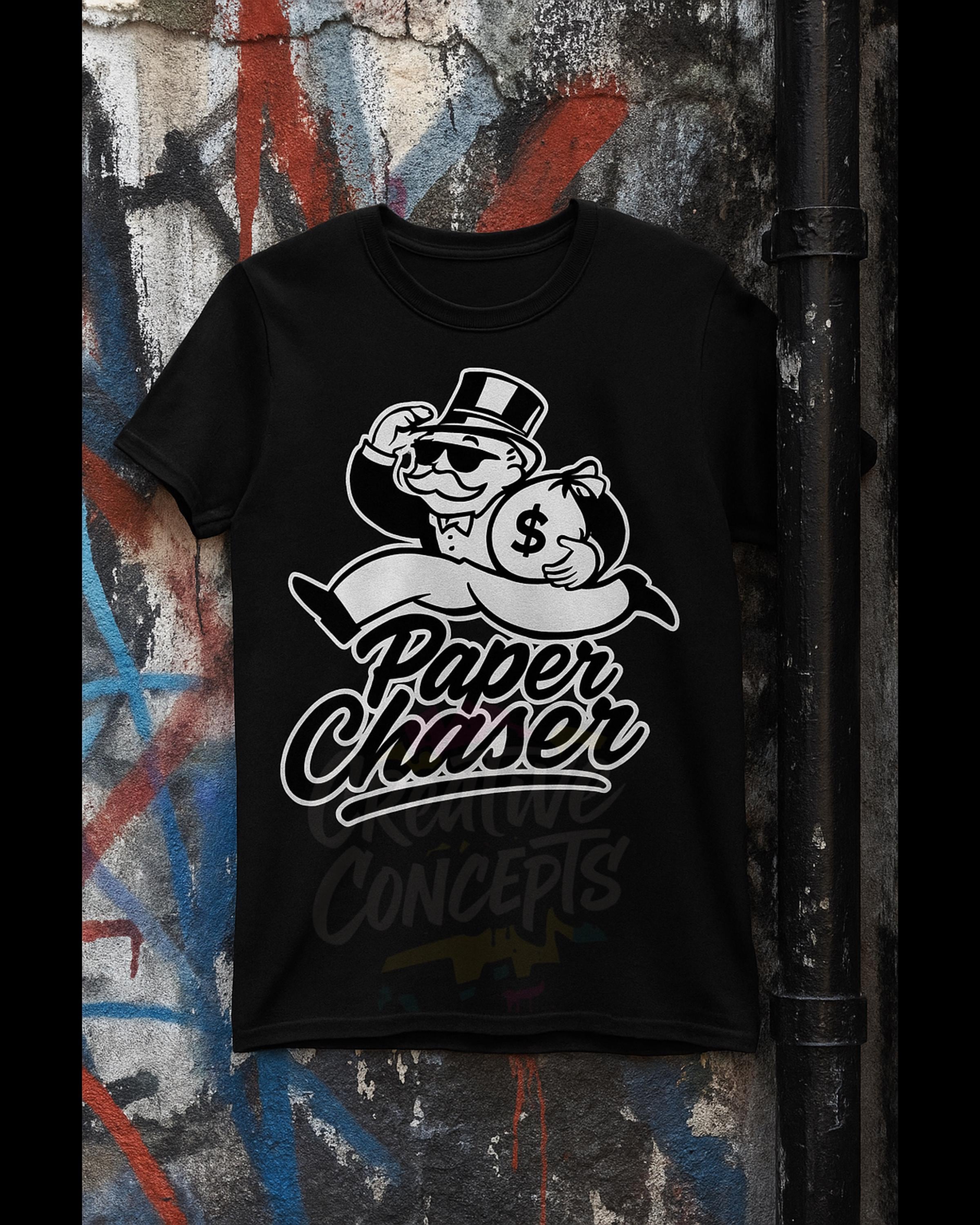 Paper Chaser PNG – Bold Hustle Money Bag Graphic for Stickers, Shirts ...