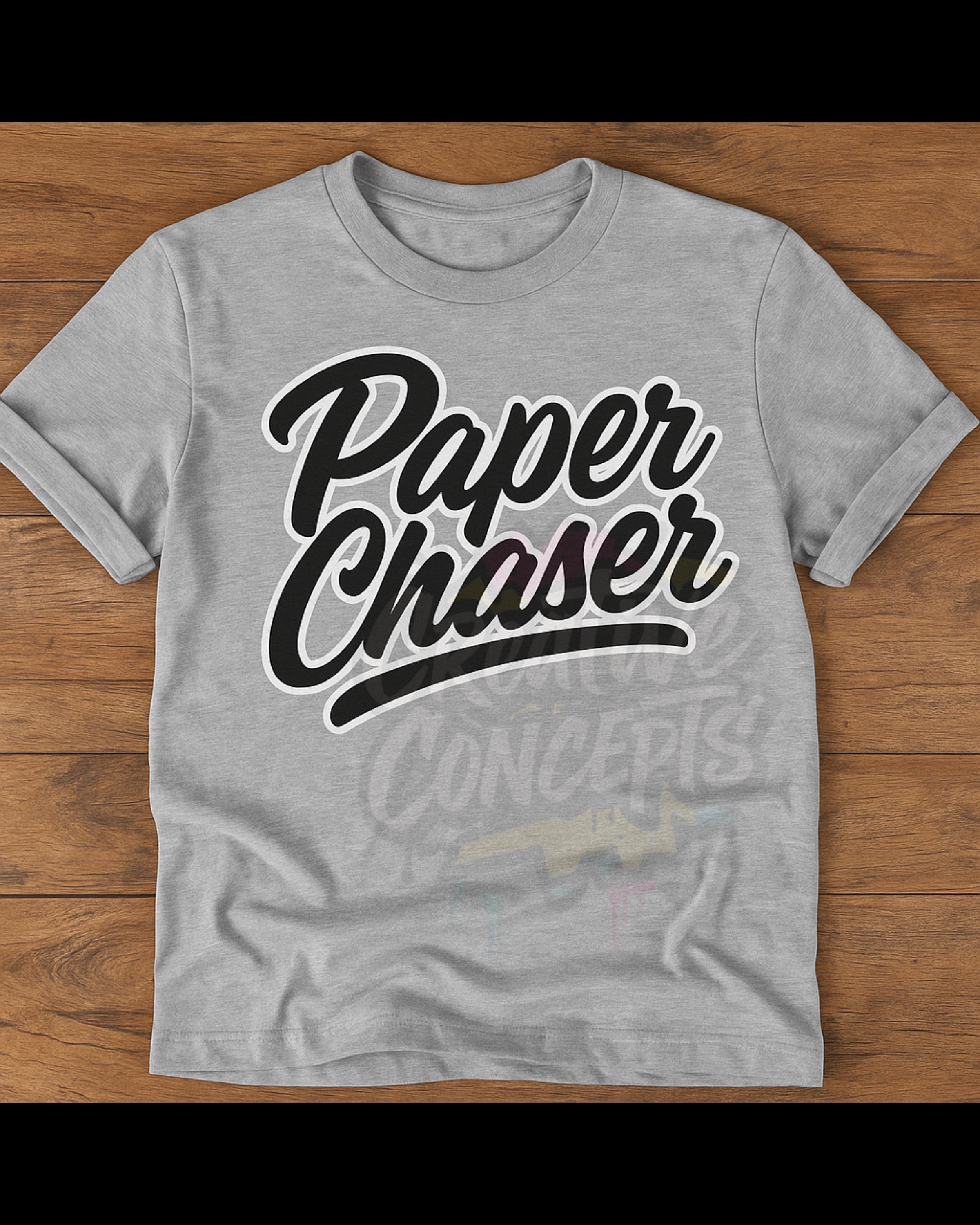 Paper Chaser Typography PNG – Bold Hustle Font Graphic for Stickers ...