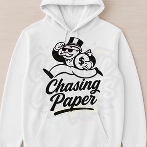 Chasing Paper PNG: Vintage Cartoon Graphic (digital Download) - Etsy