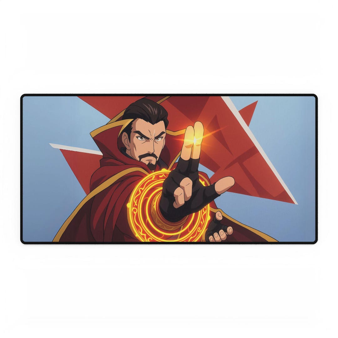 Doctor Strange Anime Mouse Pad, Marvel Rivals Gaming Desk Mat - Etsy