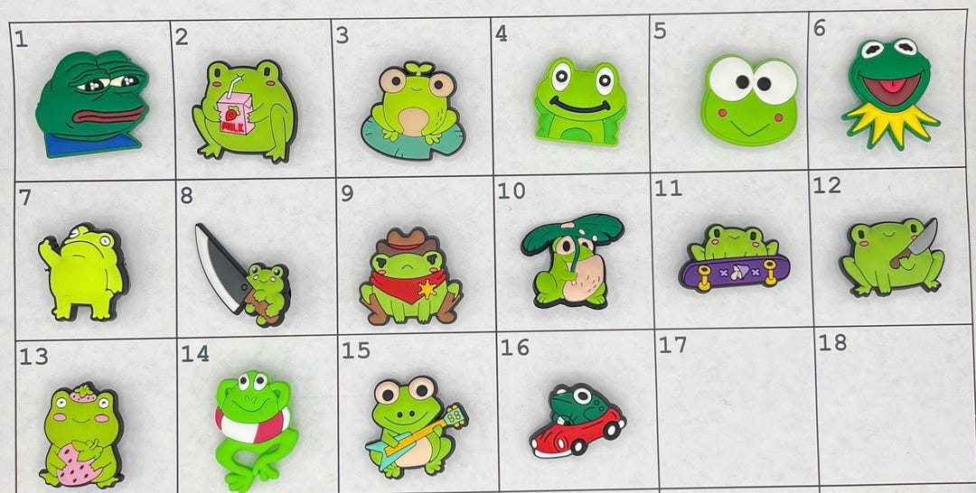 Frog Shoe Charms – Playful Shoe Accessories for Kids - Etsy