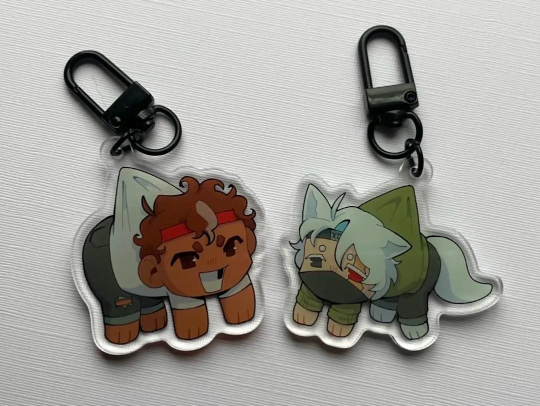 Etho & Bdubs Hermitcraft Keychain - Etsy
