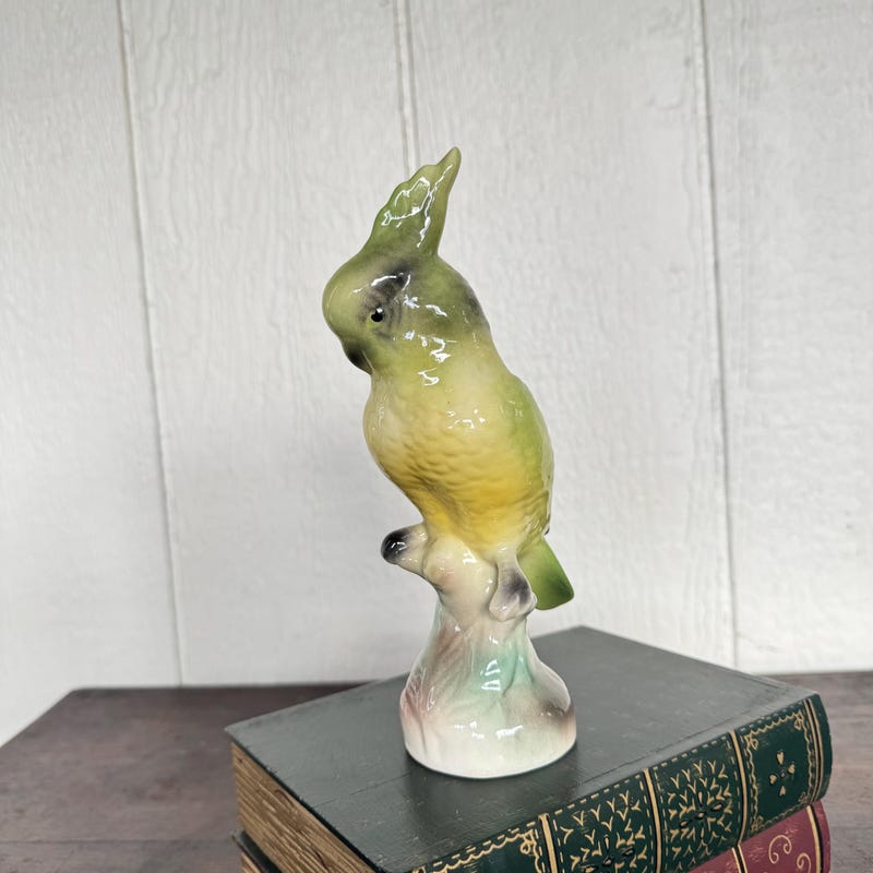Mcm Yellow Bird Figurines - Etsy