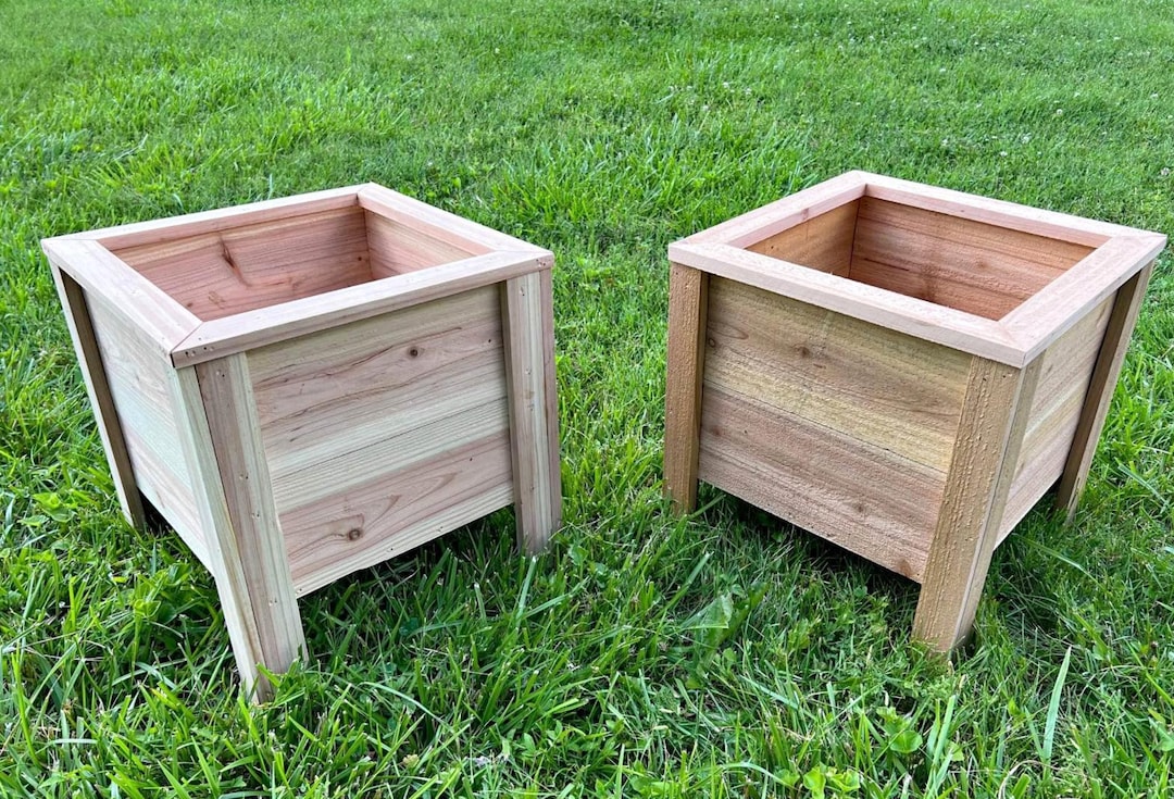 Cedar Planter 16x16x16 *fully Assembled* *improved Shipping Methods ...