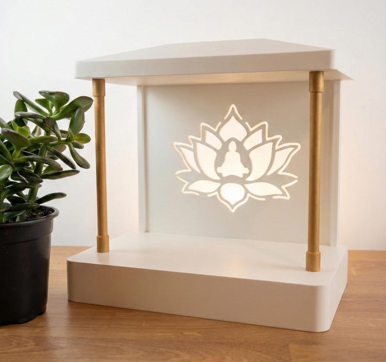 Mini Mandir for Home or Desk – Minimalist 3D Printed Pooja Temple - Etsy