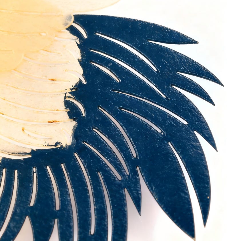 Elegant Red-crowned Crane Shadow Puppet Art in Acrylic Frame ...