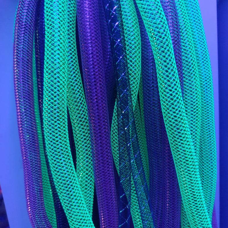 Pink Neon Green and Black Chest-length Cybergoth Cyberlocks Cyberlox ...