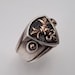 Real Solid Silver Ring, Large Silver Ring Warrior Everyday Ring ...