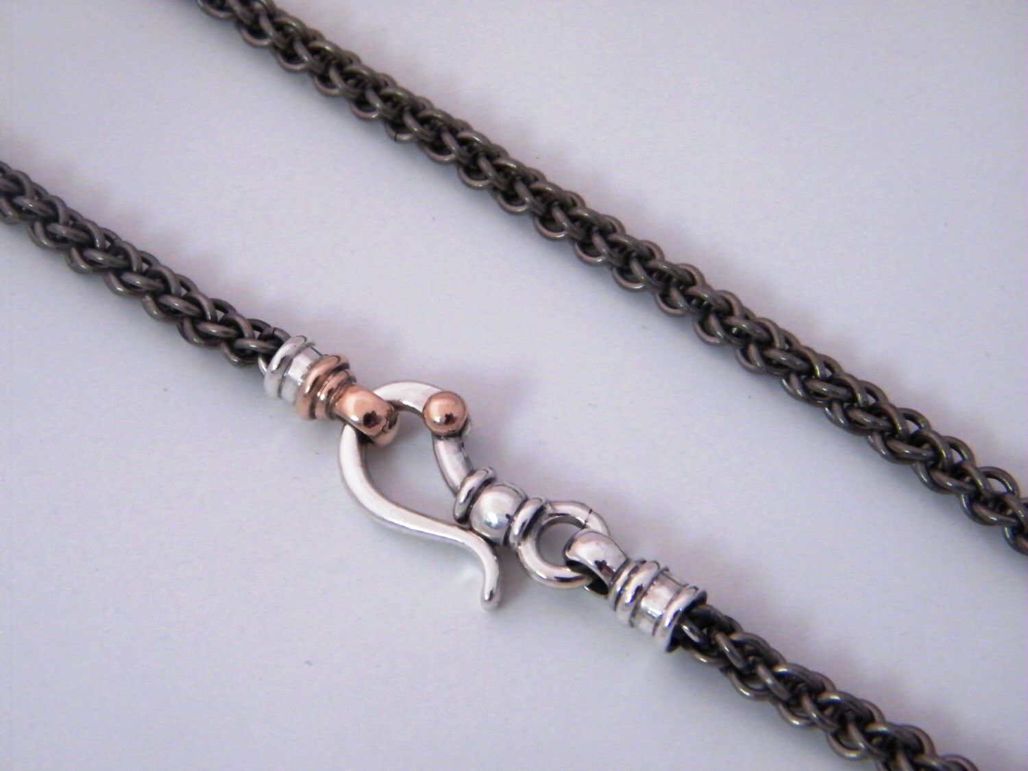 Titanium Necklace Chain for Men Unique Jewelry Men Artisan - Etsy