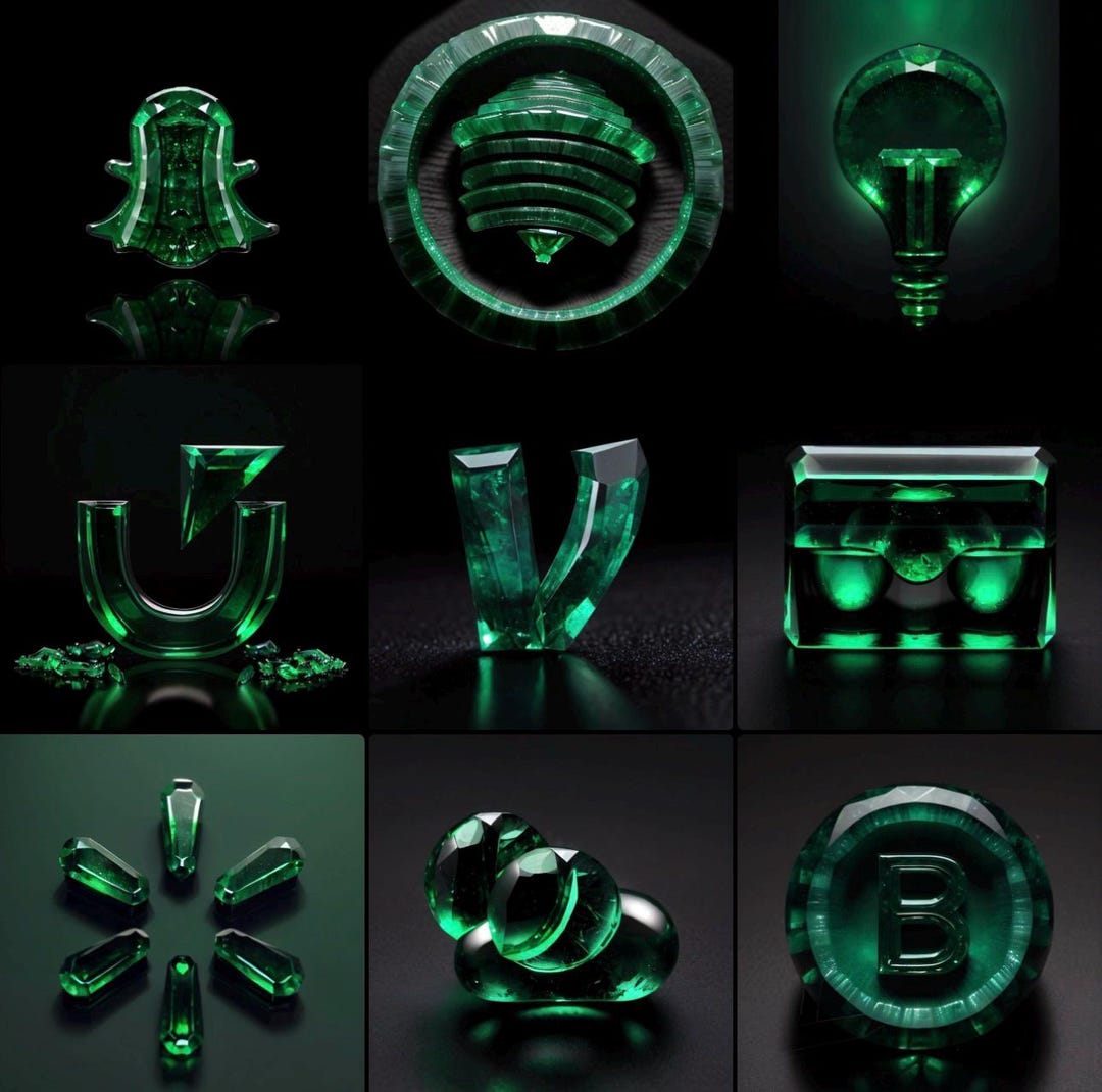 Carved Emerald Icon Pack (300+ Icons) - Lifetime Updates - Etsy