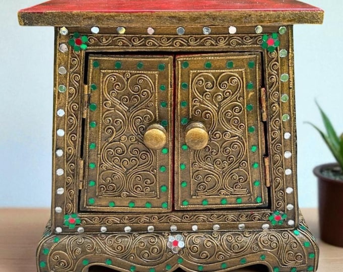 Buddhist Altar Table With Sliding Tray, Tabletop Buddha Altar, Wall ...
